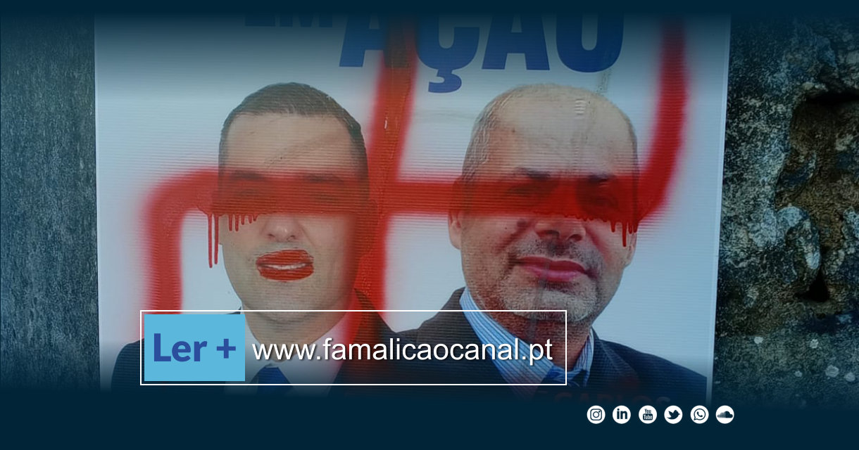 Cartazes do CHEGA Danificados | Famalicão Canal
